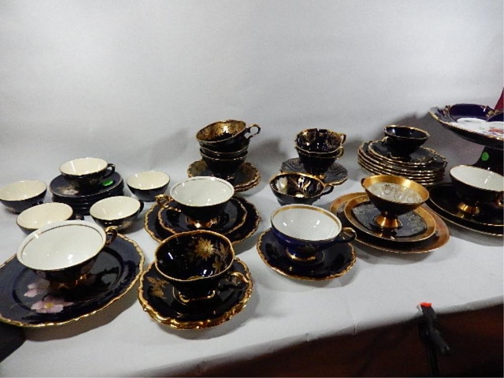 46 PCS ECHT KOBALT CHINA, COBALT BLUE WITH GOLD TRIM, - Oct 15, 2013 ...