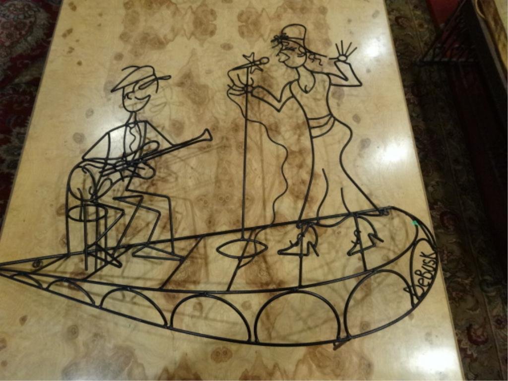 BARRETT DEBUSK METAL WALL SCULPTURE, SINGER WITH - Jul 22, 2014 ...
