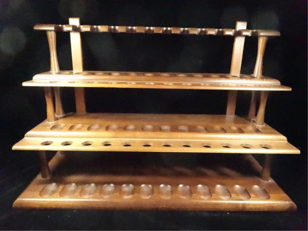 VINTAGE DECATUR INDUSTRIES 36 PIPE DISPLAY RACK, WALNUT - Nov 11, 2014 ...
