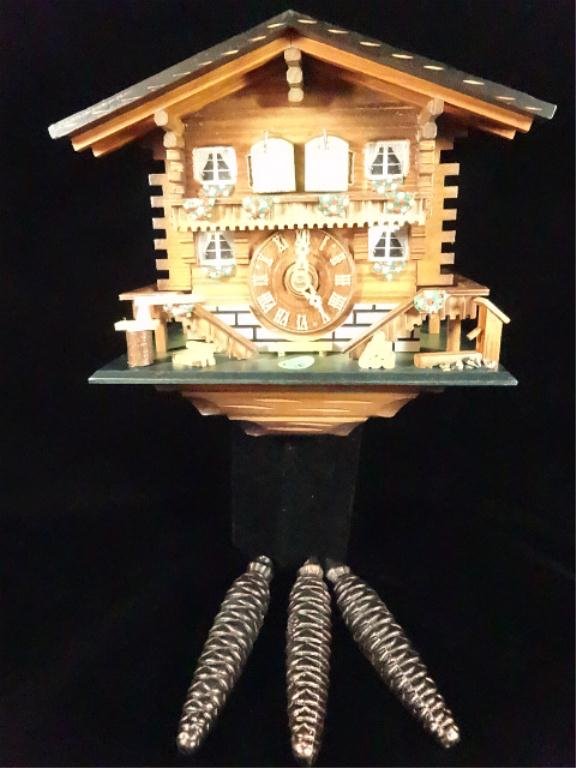 Cuckoo Clock, Swiss Made By Romance, Plays Edelweiss,