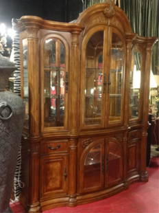 Vintage China Cabinet By Aico Michael Amini