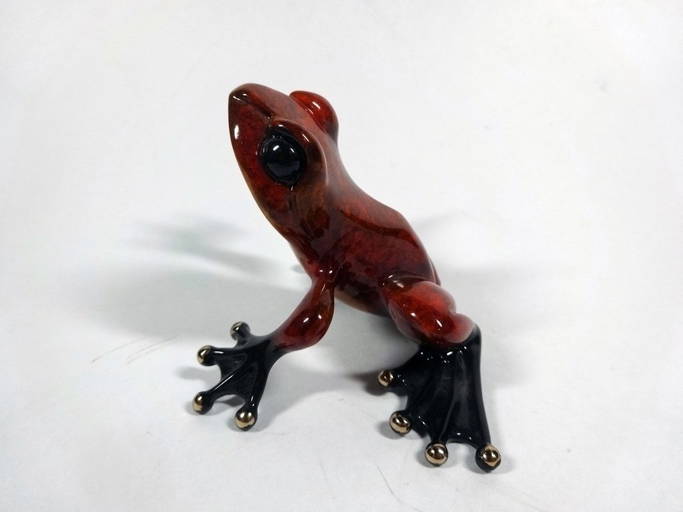 FROGMAN BRONZE SCULPTURE, "HIGH FOUR" RED/BROWN - Oct 27, 2015 | Wilton ...