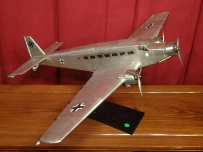 Large Junkers Ju52 Airplane Model By Authentic Models,