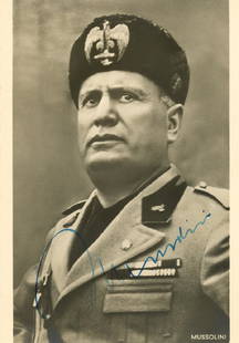 Benito Mussolini Vintage Photograph