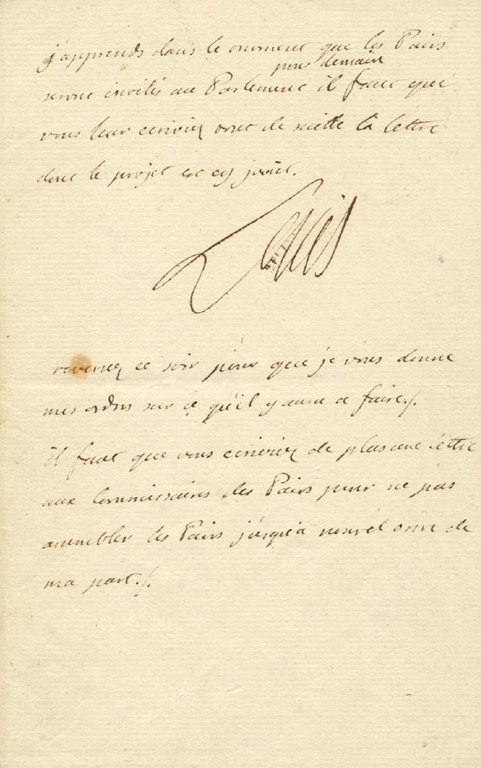 LOUIS XVI: (1754-1793) - Nov 22, 2018 | International Autograph ...