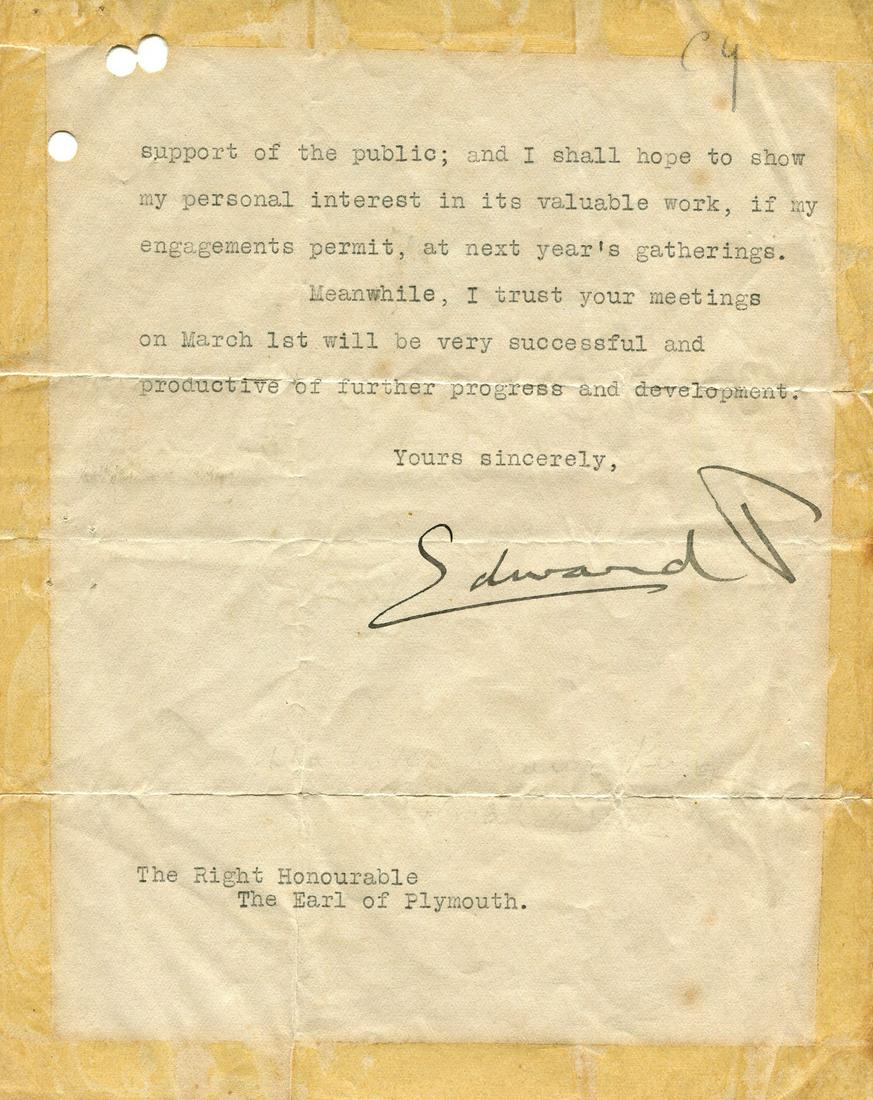 EDWARD VIII: (1894-1972) (#1154) on Apr 07, 2022 | International ...