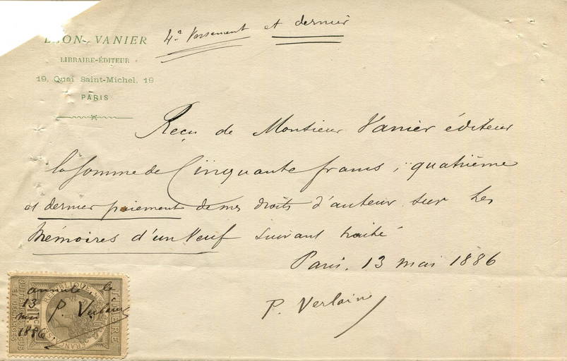 Verlaine Paul: (1844 1896)