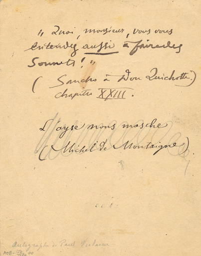 Verlaine Paul: (1844 1894) French Poet. Considered One