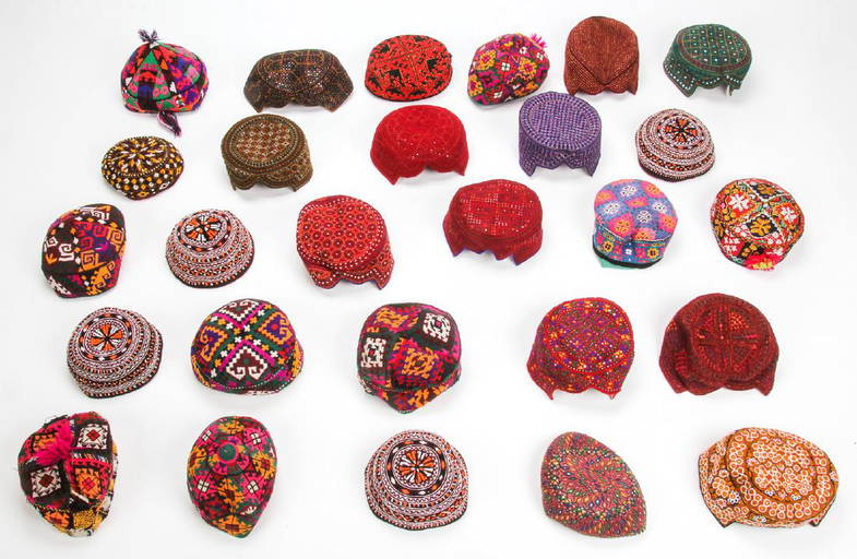 Collection Of 27 Central Asian Hats/caps