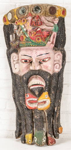 Massive Vintage Mexican Festival Mask