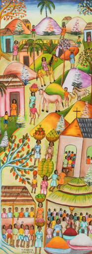 Alexander Gregoire (haitian, 20th C.) Painting