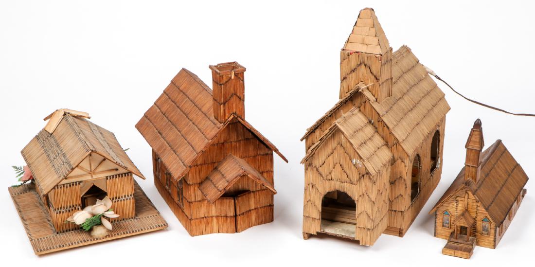 Prison Art Matchstick Model of a Church