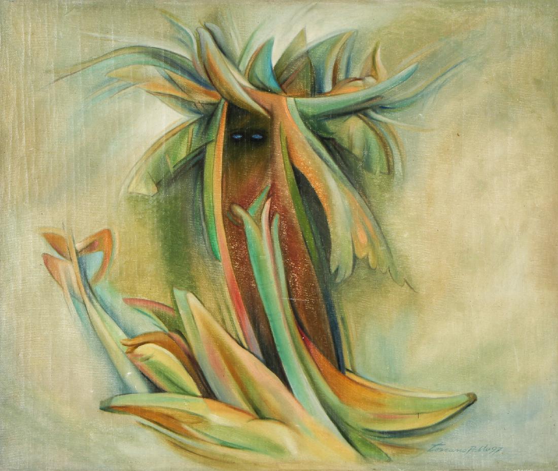 Pablo Toscano (Cuban, 20th c.) "Personaje", 1997