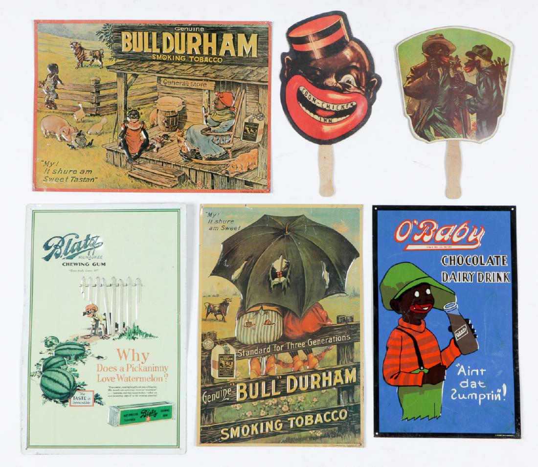 Estate Collection of Vintage Black Memorabilia Signs