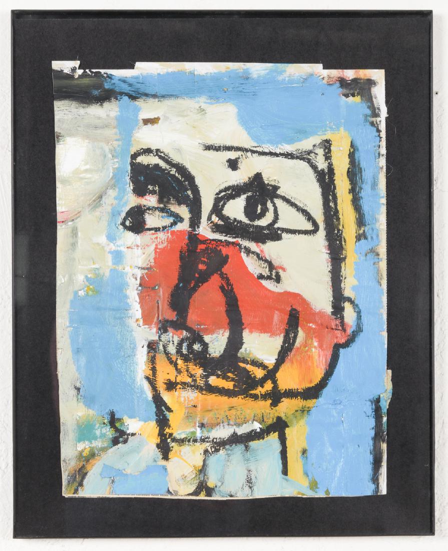 Jim Bloom (b. 1968) Mixed Media Painting