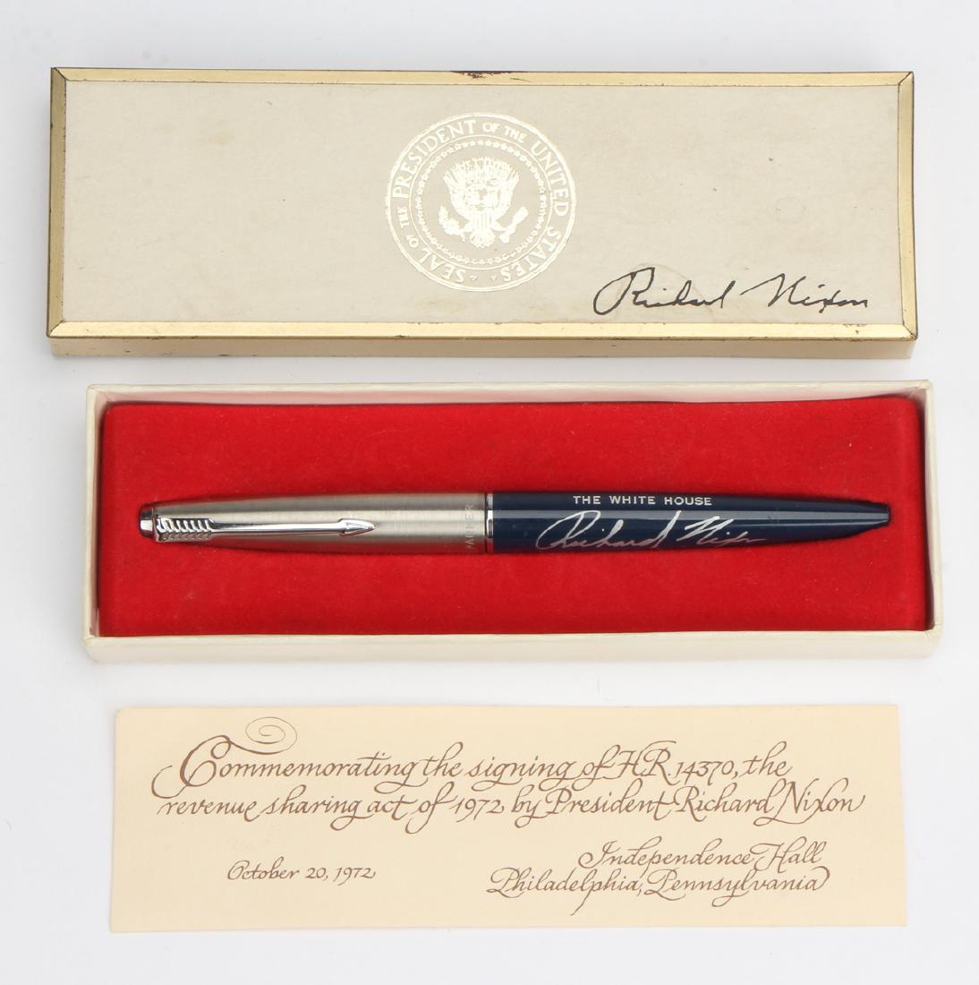 For Auction: Richard Nixon Bill Signer Pen (#10) on Jul 22, 2019 ...