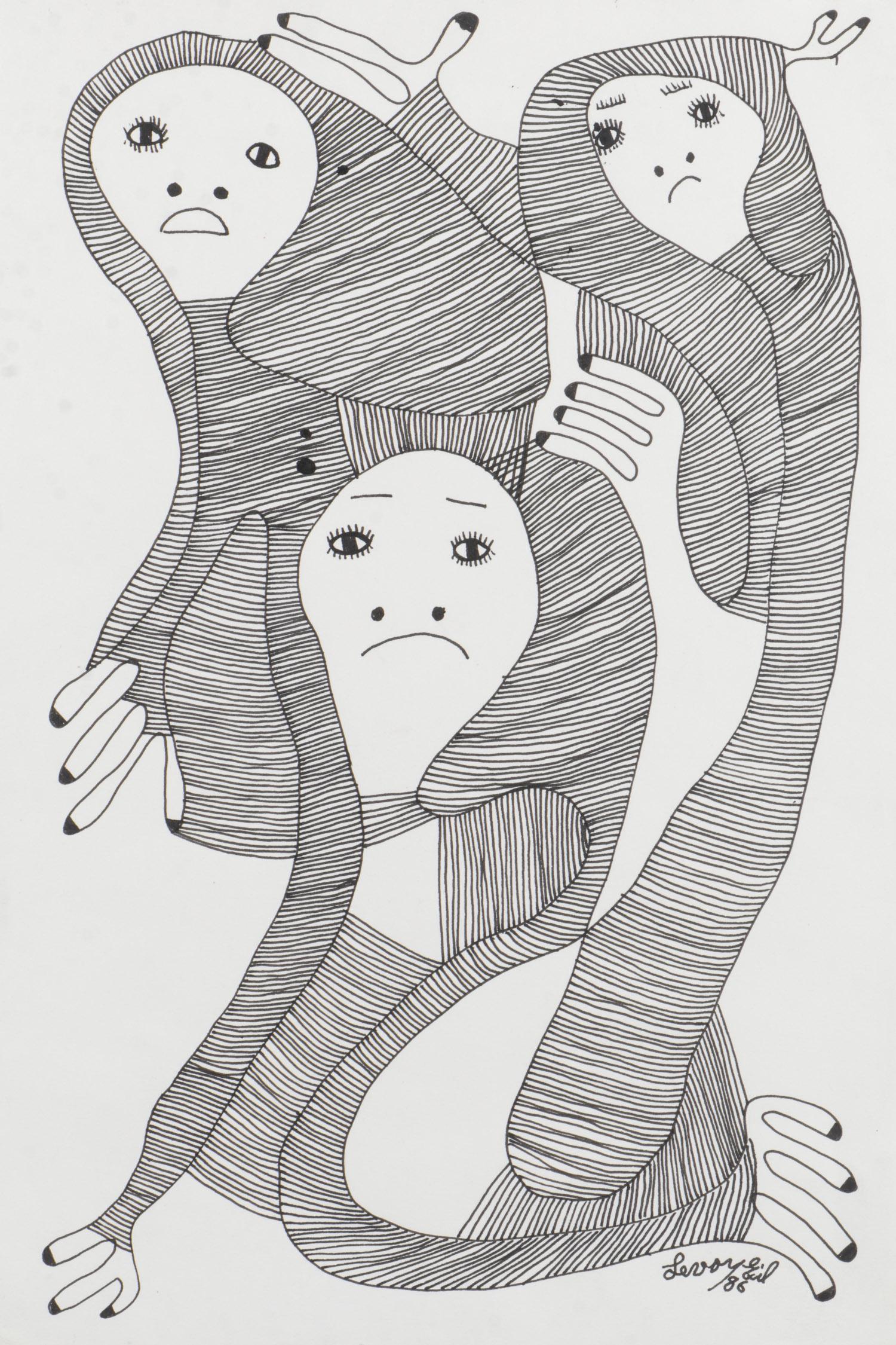 Levoy Exil (Haitian, b.1944) Ink Drawing on paper - Oct 13, 2019 ...