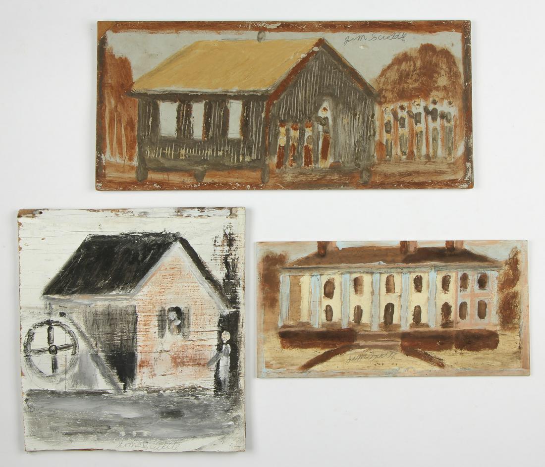 Jimmy Lee Sudduth (1910-2007) Three Paintings - Oct 13, 2019 | Material ...