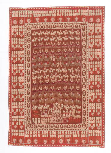 Large Rare Antique Kanduri Shrine Cloth