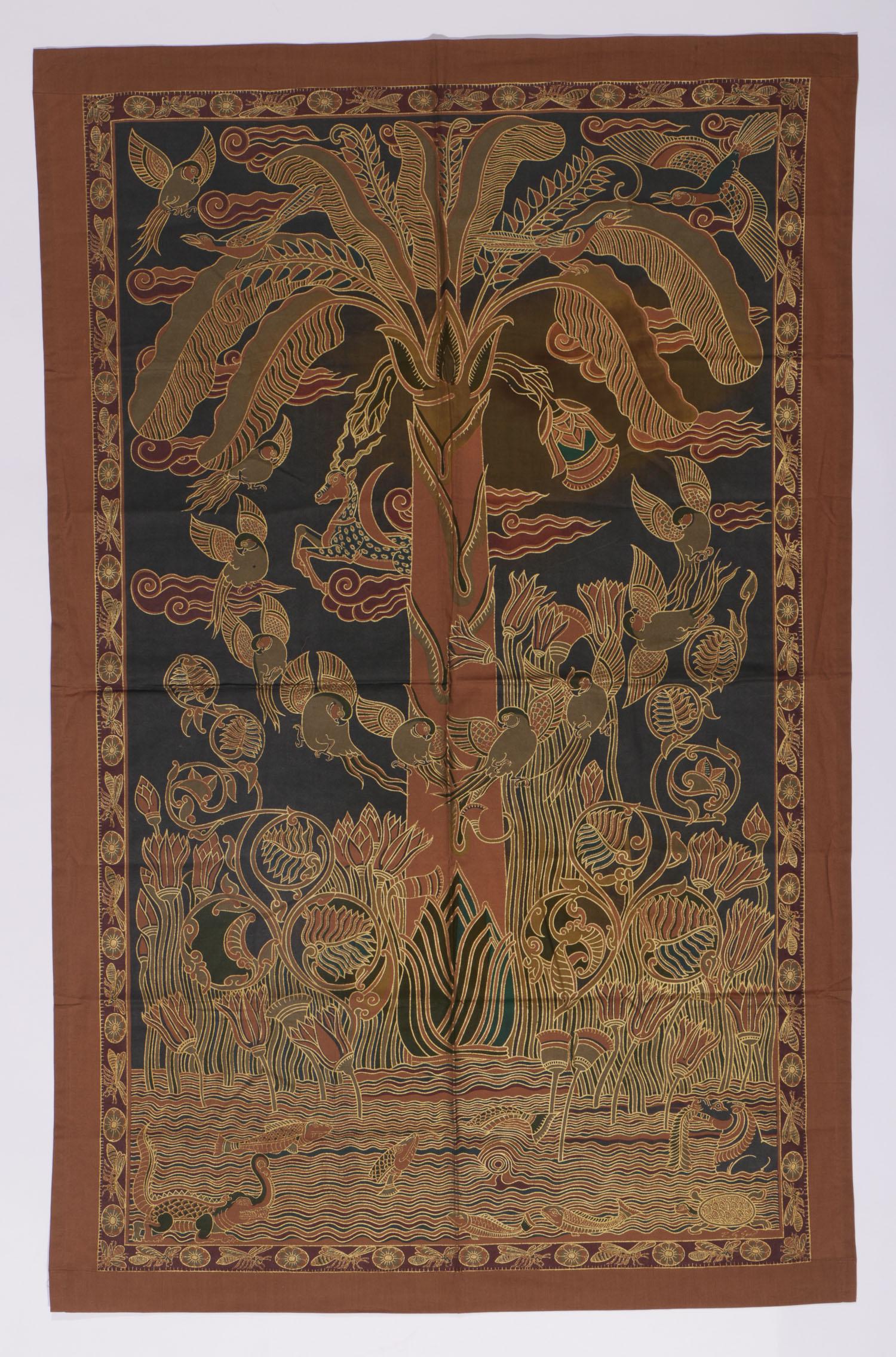 Palampore "Tree of Life" Hanging, India, Late 20th C. - Feb 23, 2020 ...