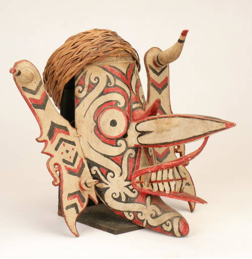 Kayan/kenyah Dayak Hudoq Mask, Borneo, Early/mid 20th