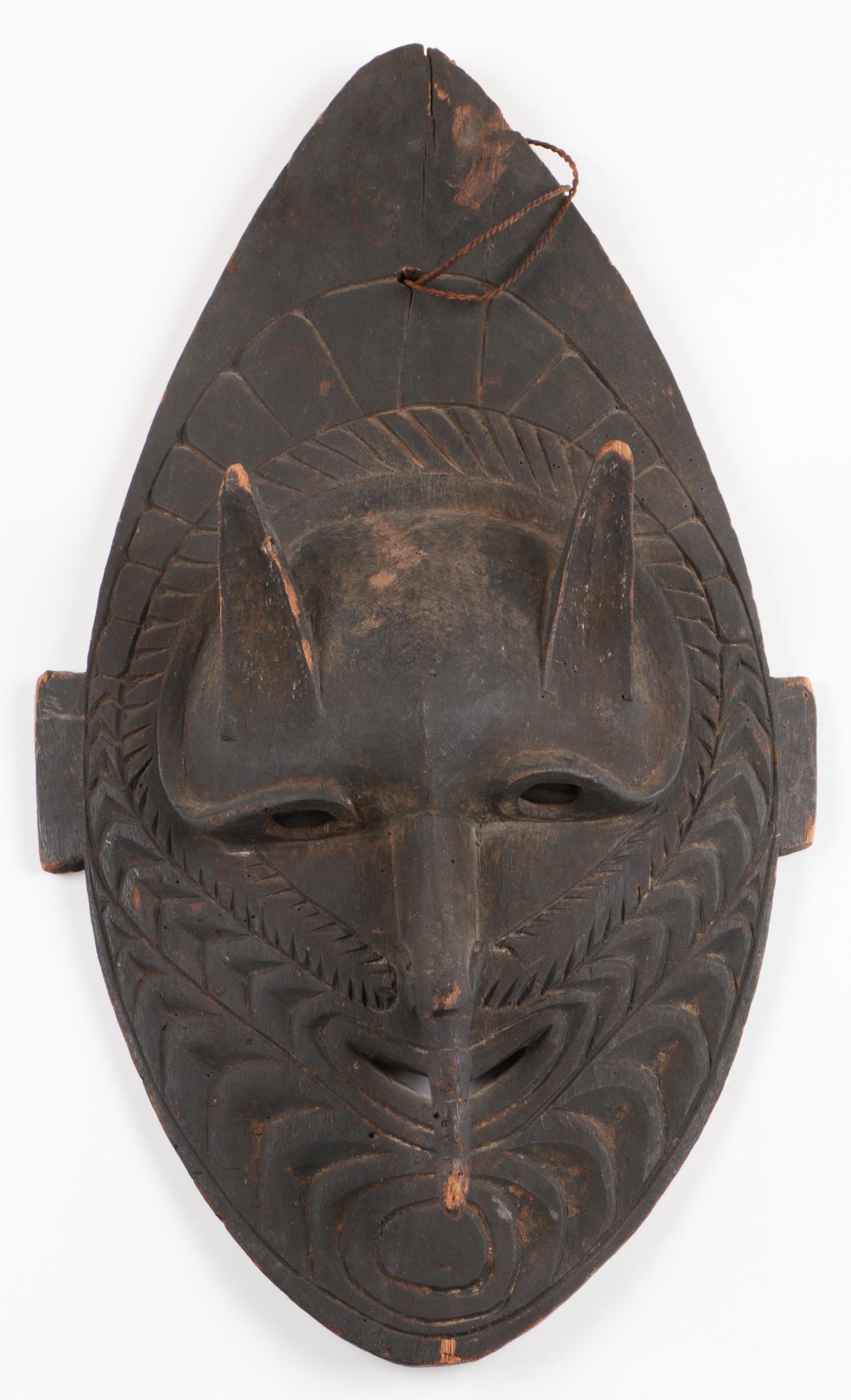 Asmat Ceremonial Wood Mask - May 06, 2020 | Material Culture in PA