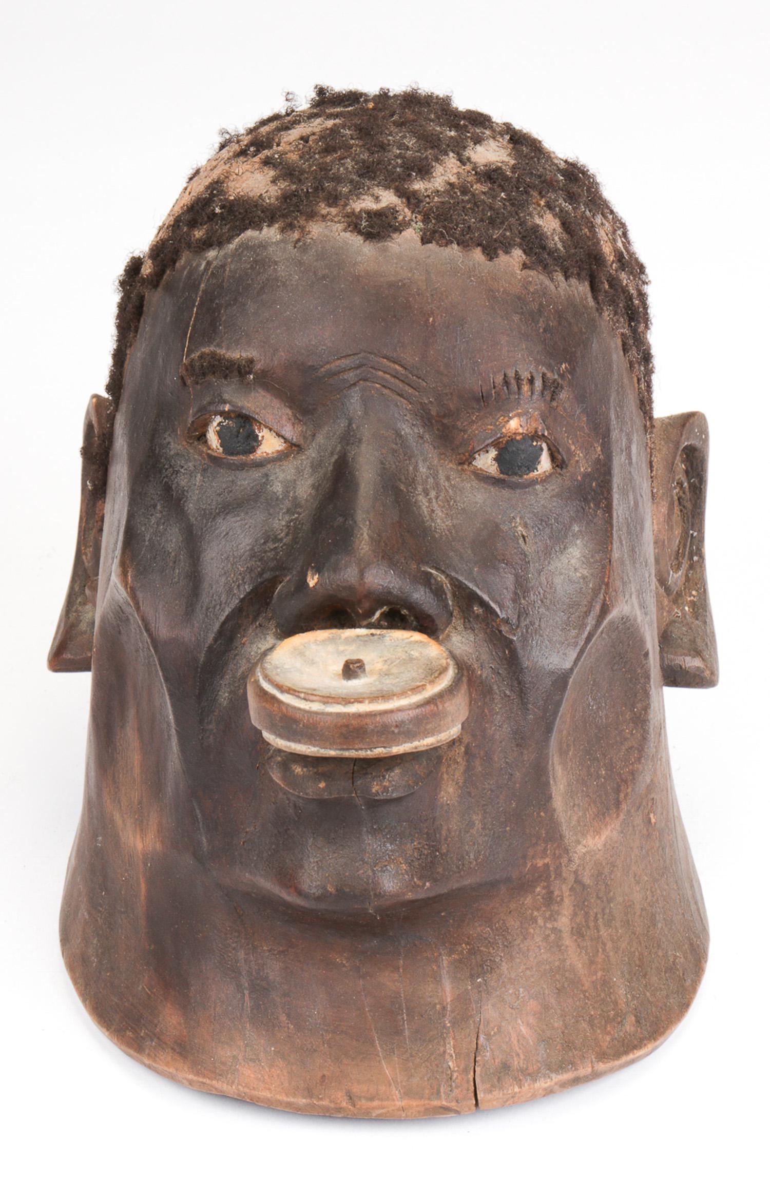 For Auction: African Makonde Lipiko Helmet Mask (#0126) on May 06, 2020 ...