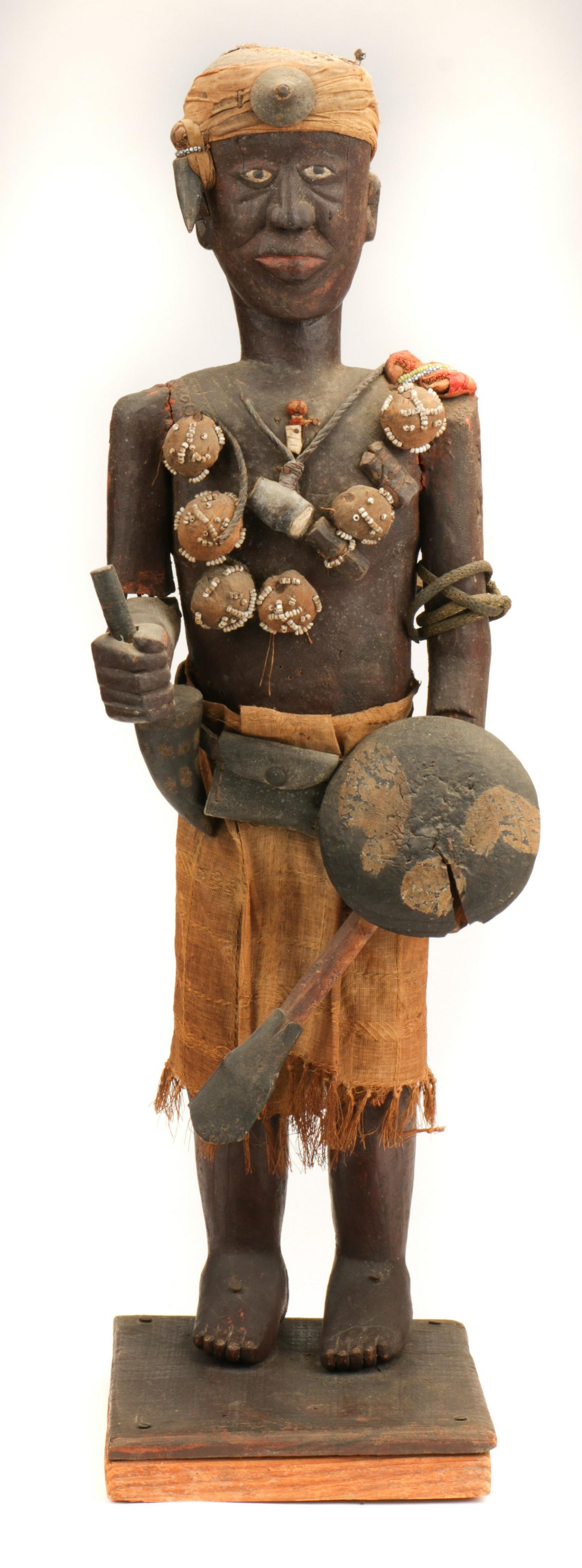 For Auction: African Figure of a Warrior, Madagascar (#0167) on May 06 ...