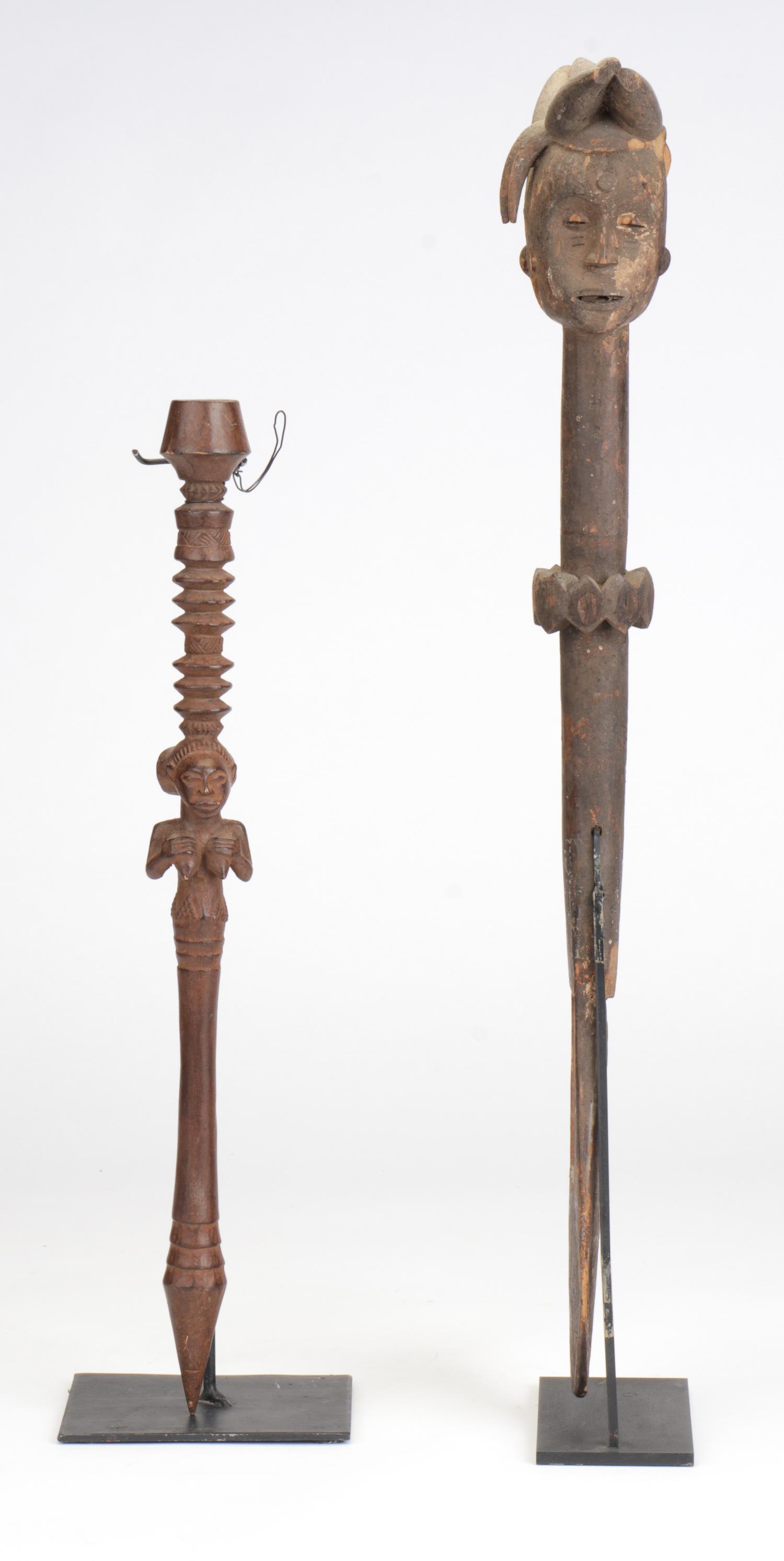 Two African Staffs - May 06, 2020 | Material Culture in PA
