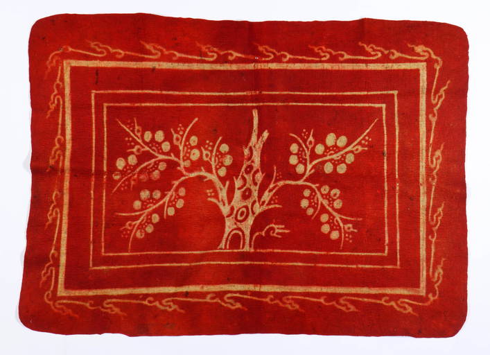 Mongolian Red Felt Textile, Early/mid 20th C.