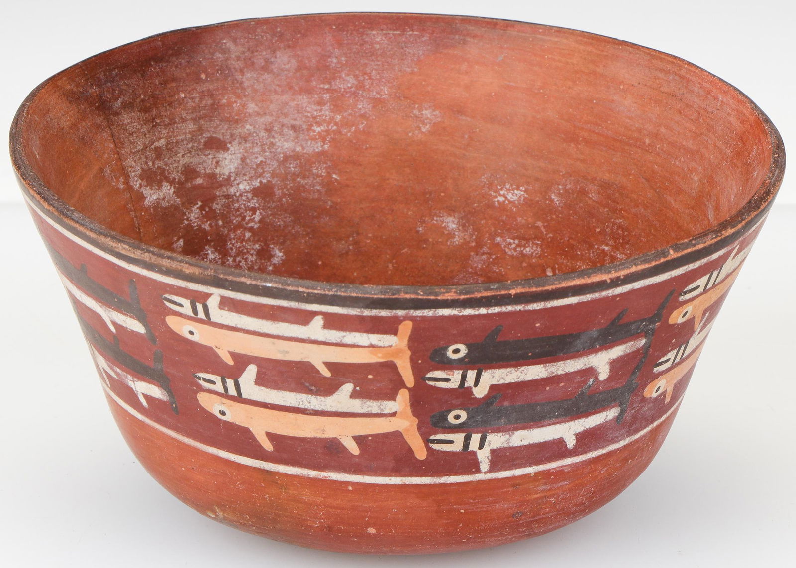 Nazca Polychrome Pottery Fish Bowl (#0144) on Feb 23, 2022 | Material ...