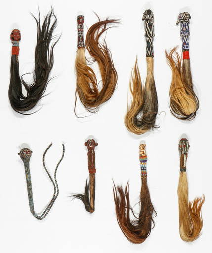 Collection of 8 African Bamileke Fly Whisks, Cameroon - Feb 23, 2022 ...