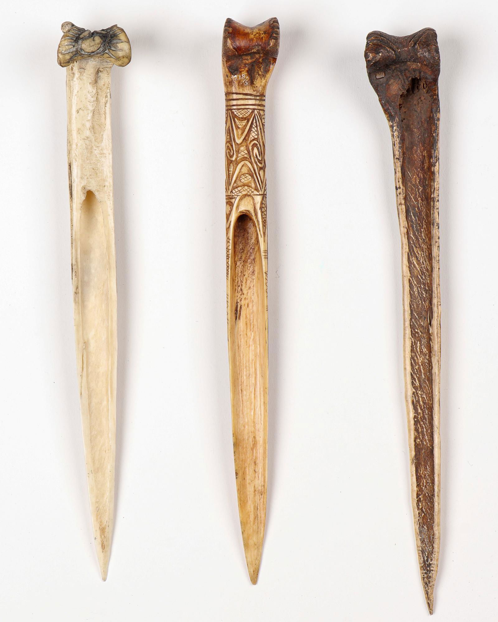 Three Cassowary Bone Daggers, PNG - Feb 23, 2022 | Material Culture in PA