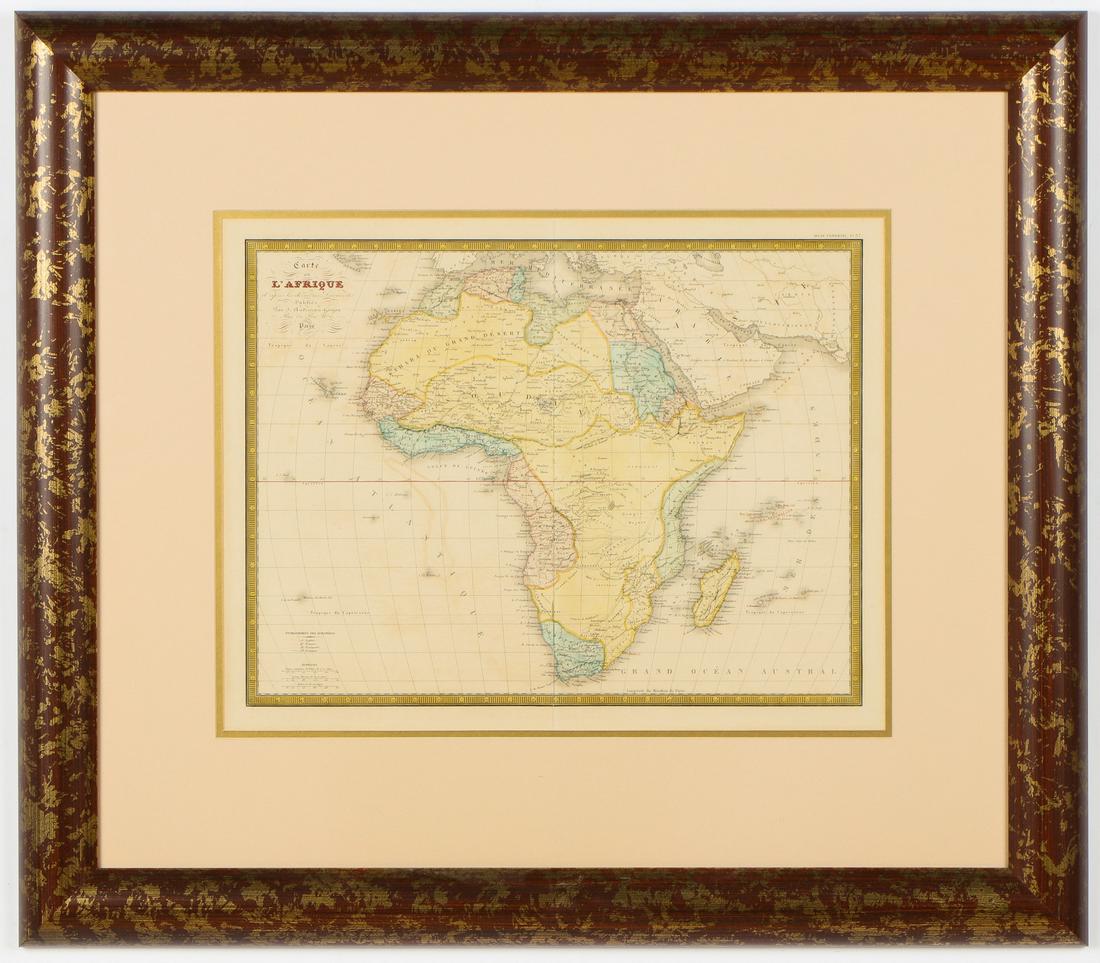 Antique French Map Of Africa