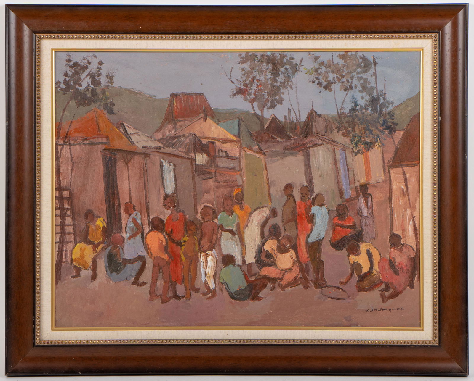 Raphael Collazo (1943 1990) Nude Oil Painting