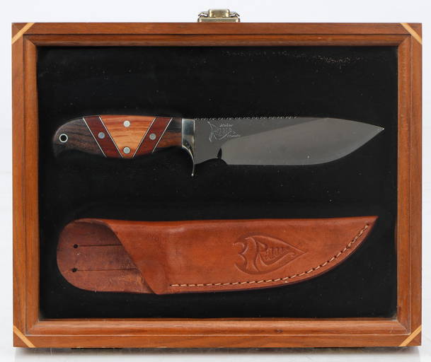 Bench Made 5 1/2" Steel Blade Knife By Roland Riddle