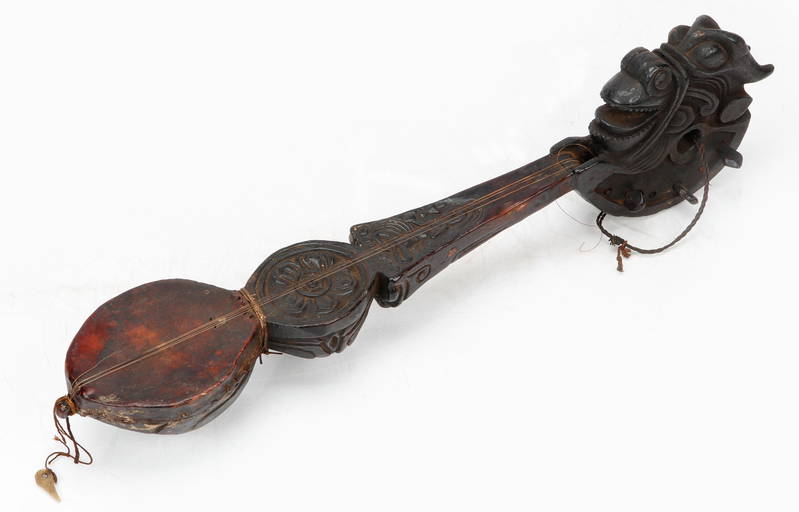 19th C. Himalyan Tungna / Sgra-snyan Lute (#0243) on Dec 14, 2022 ...
