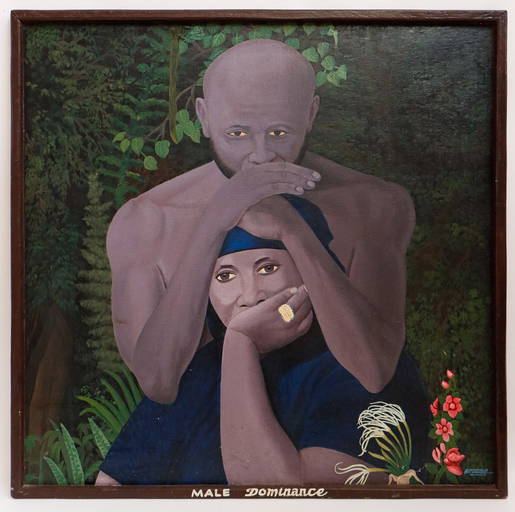 Kwame Akoto (a.k.a. Almighty God) (Ghanaian, B. 1950) "Male Dominance ...