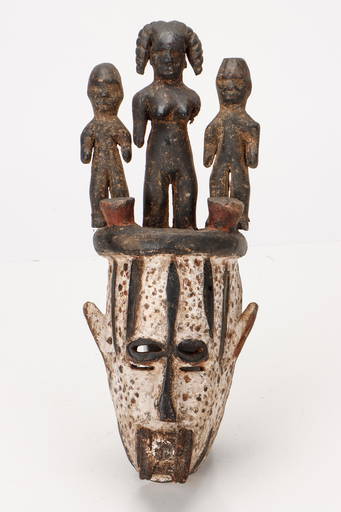 African Urhobo Mask with Figures, Nigeria (#0371) on Jan 31, 2023 ...