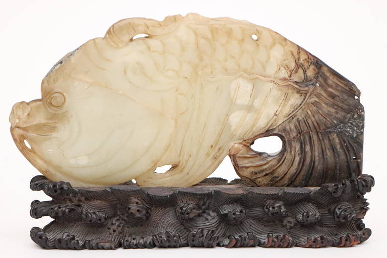 Antique Chinese Jade Fish or Sea Monster (#0092) on Mar 13, 2023 ...