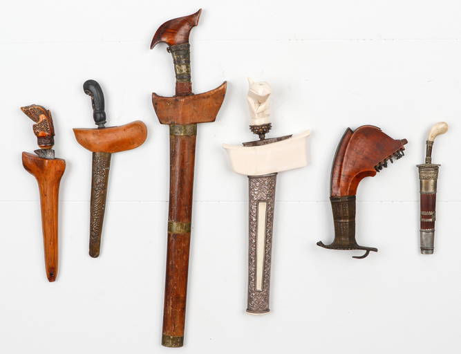 Collection Of Indonesian Kris Daggers
