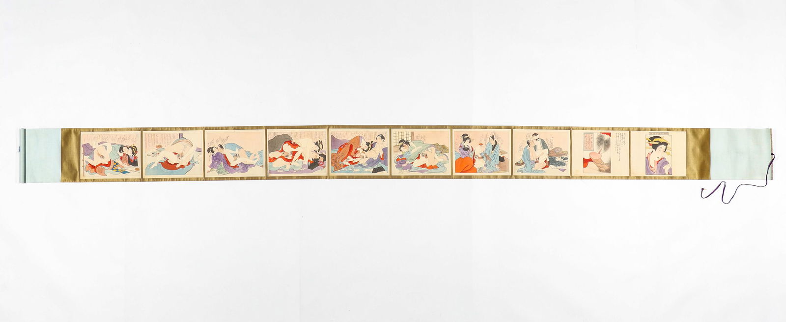 Japanese Shunga Erotic Scroll, Taisho Period, Early 20th C. - Apr 24 ...