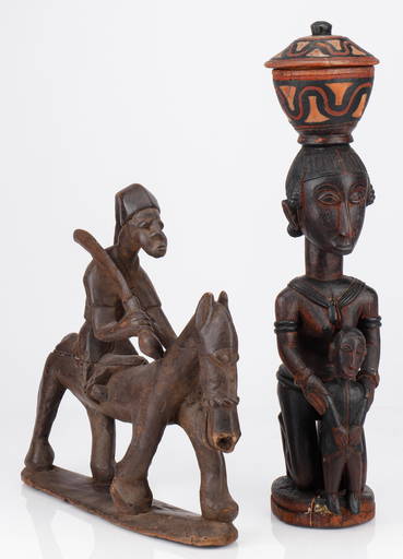 Two African Carved Wood Figures