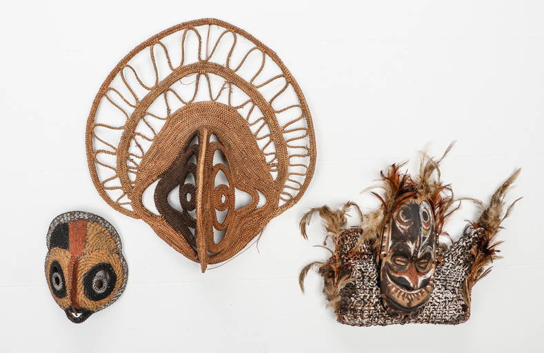 3 Papua New Guinea Masks