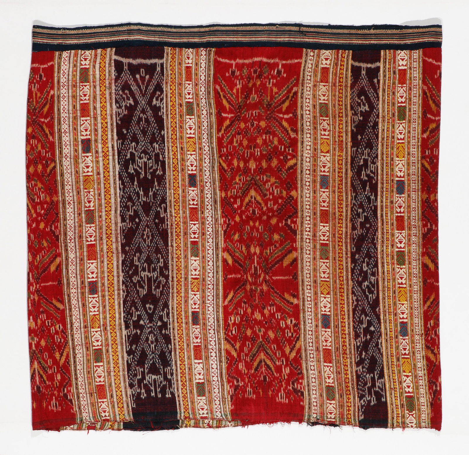 Lao Ceremonial Ikat Skirt, Tai Daeng People, Laos, Early 20th C. Auction