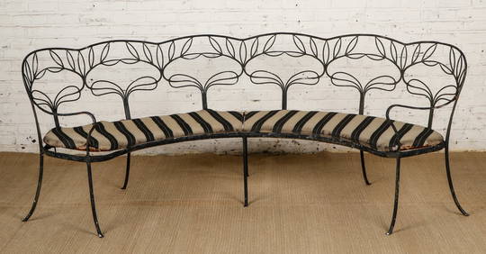 Regalia Cast Iron & Wood Garden Bench
