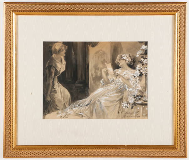 Original Illustration Art By Edmund Frederick (american, 1870 1949)