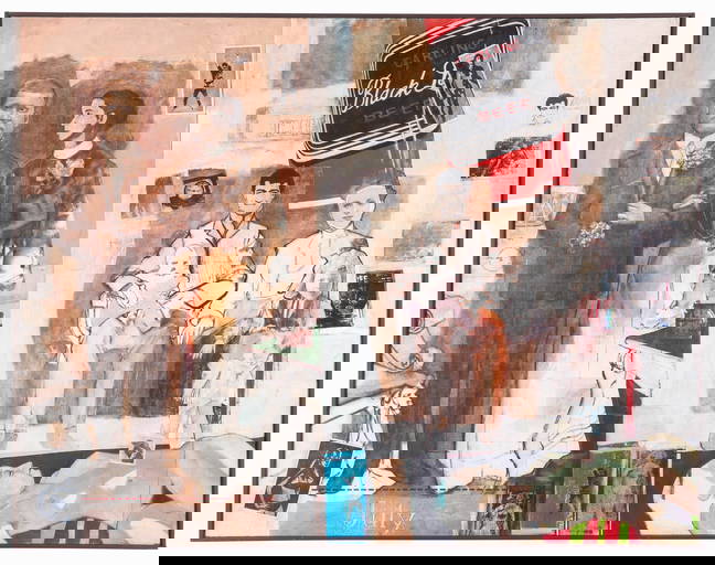 Peter K. Hooven (american, 1934 1991) Untitled, 59'' X 76''