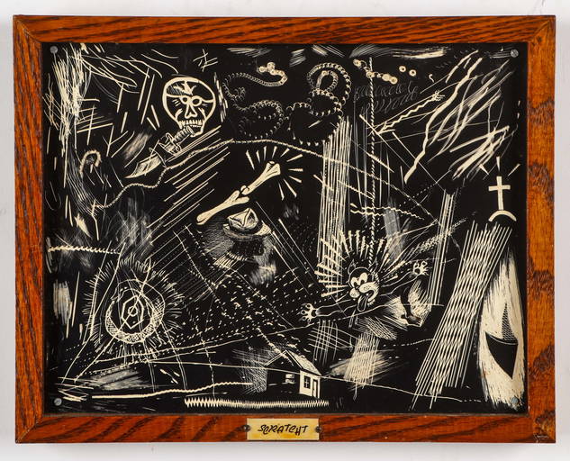 Don Colley (american, B. 1954) "scratch," 1991