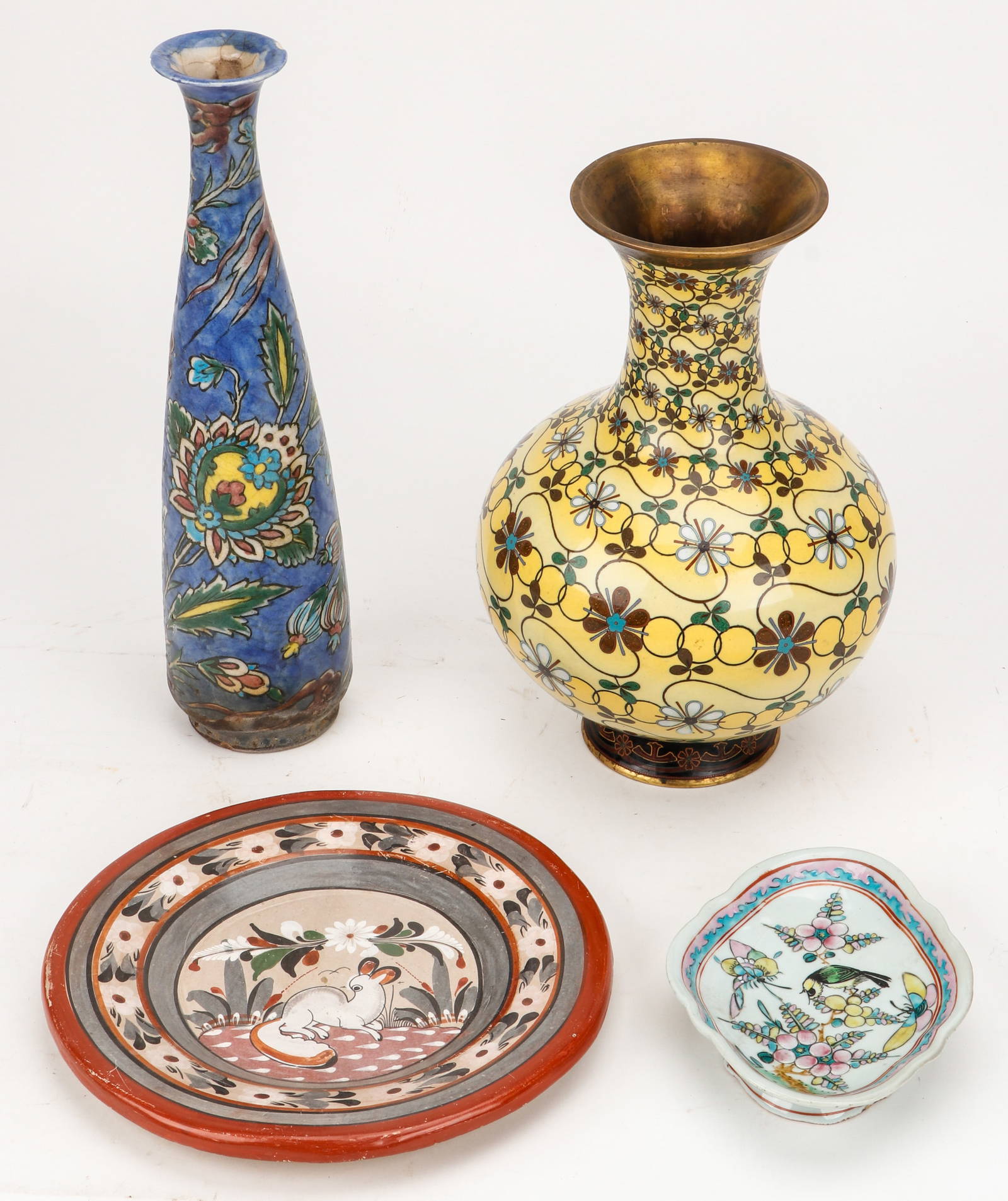Collector's Lot Of Vases And Plates Auction